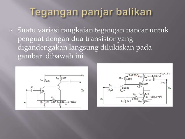 Penguat gandengan dc | PPTX