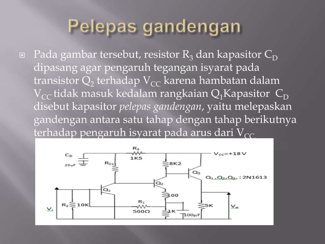 Penguat gandengan dc | PPTX