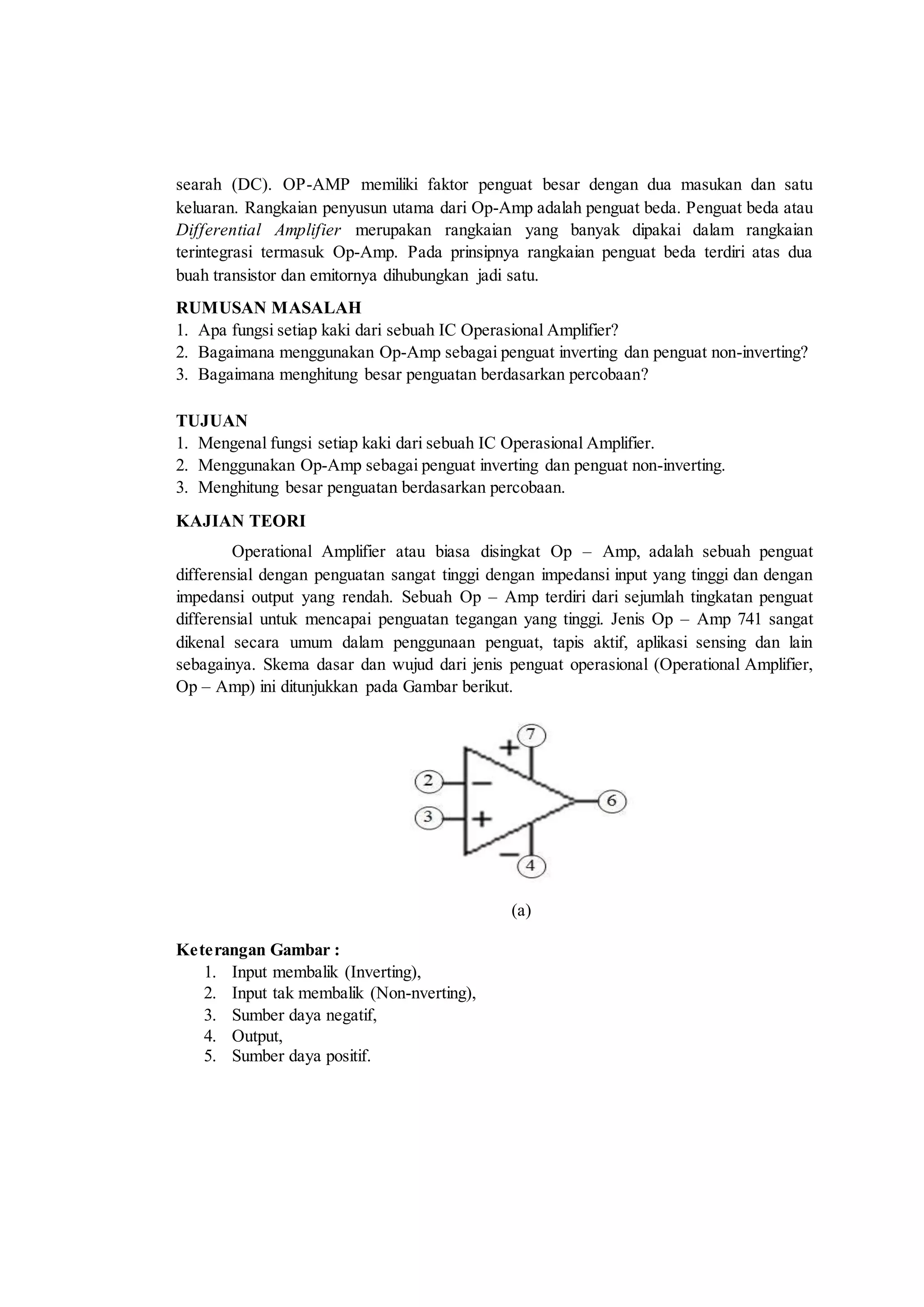 Penguat operasional | DOCX