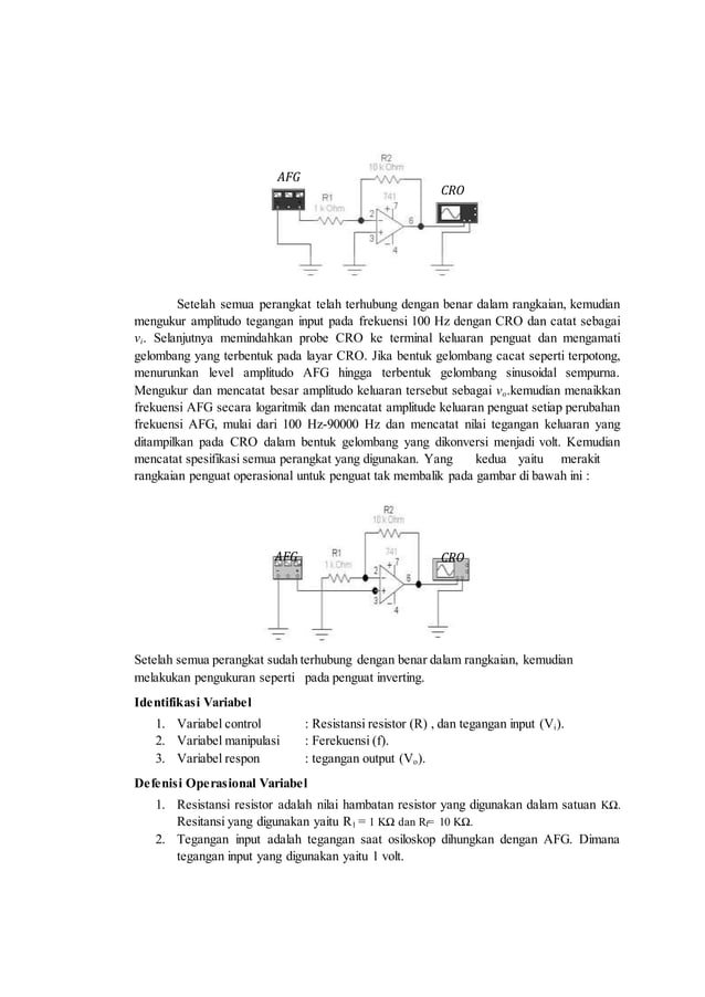 Penguat operasional | DOCX