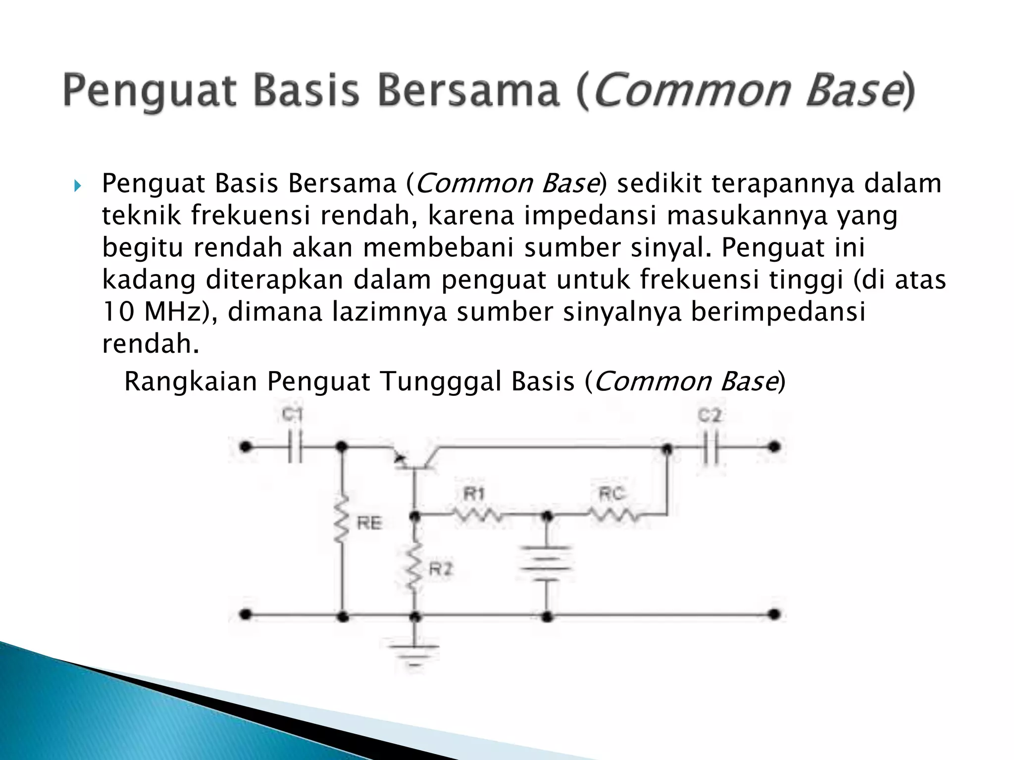Penguat transistor | PPTX