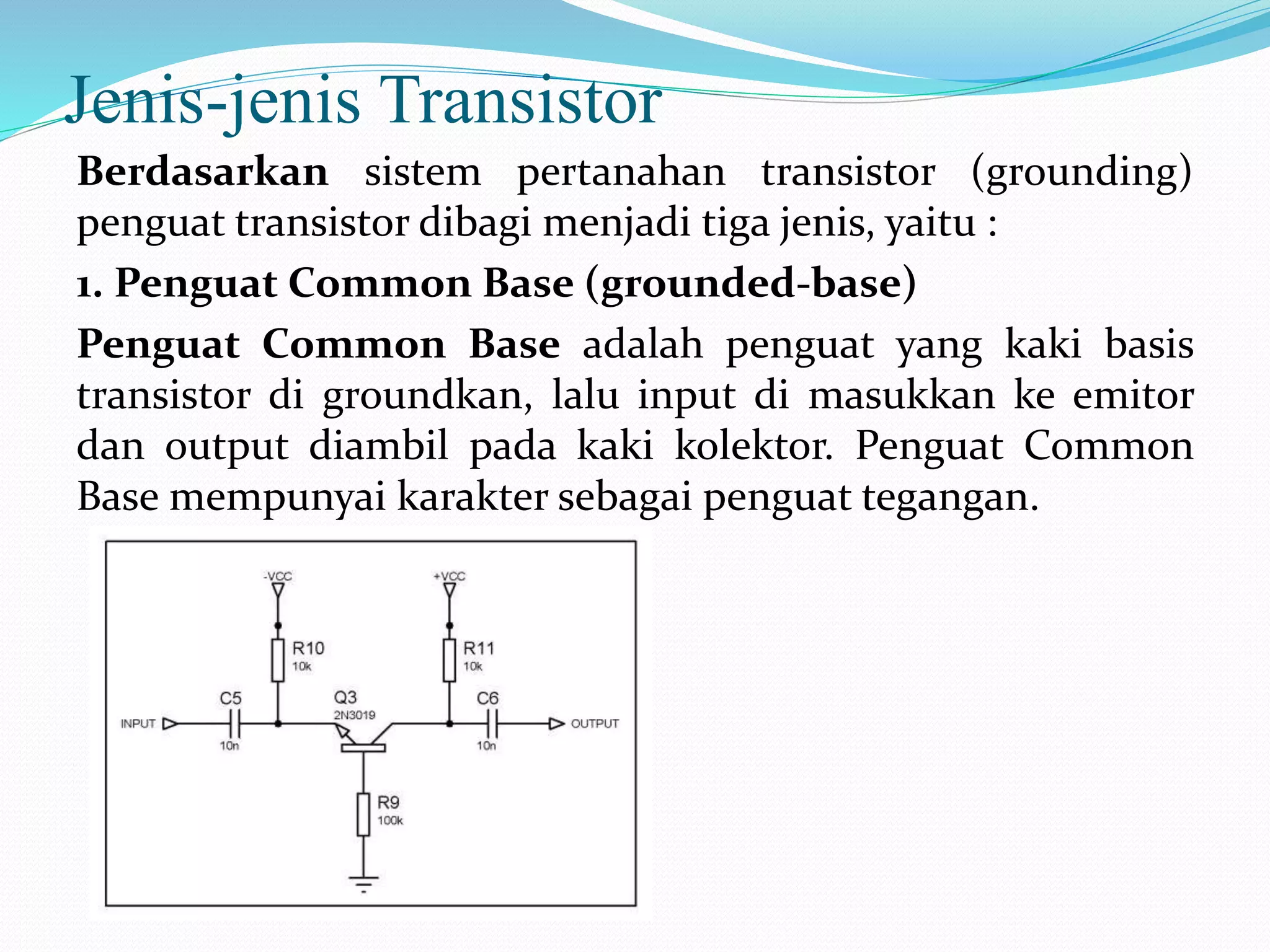 Penguat transistor | PPT