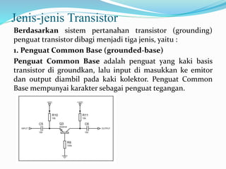 Penguat transistor | PPT