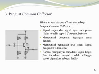Penguat transistor | PPTX