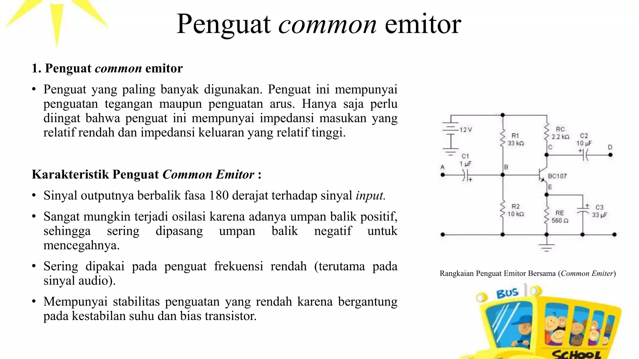 Penguat Transistor | PPTX