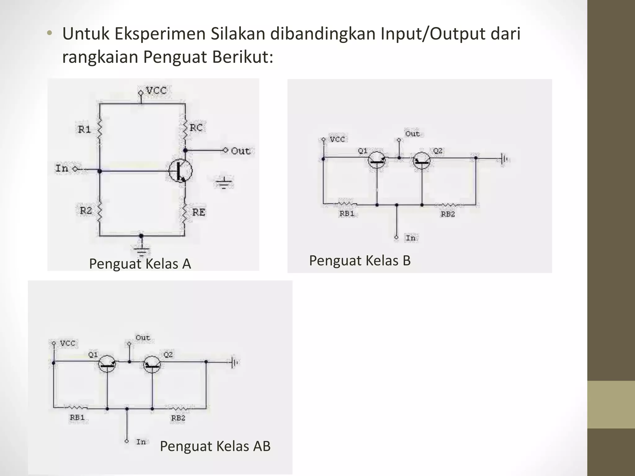 Penguat transistor | PPTX