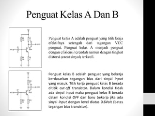 Penguat transistor | PPTX