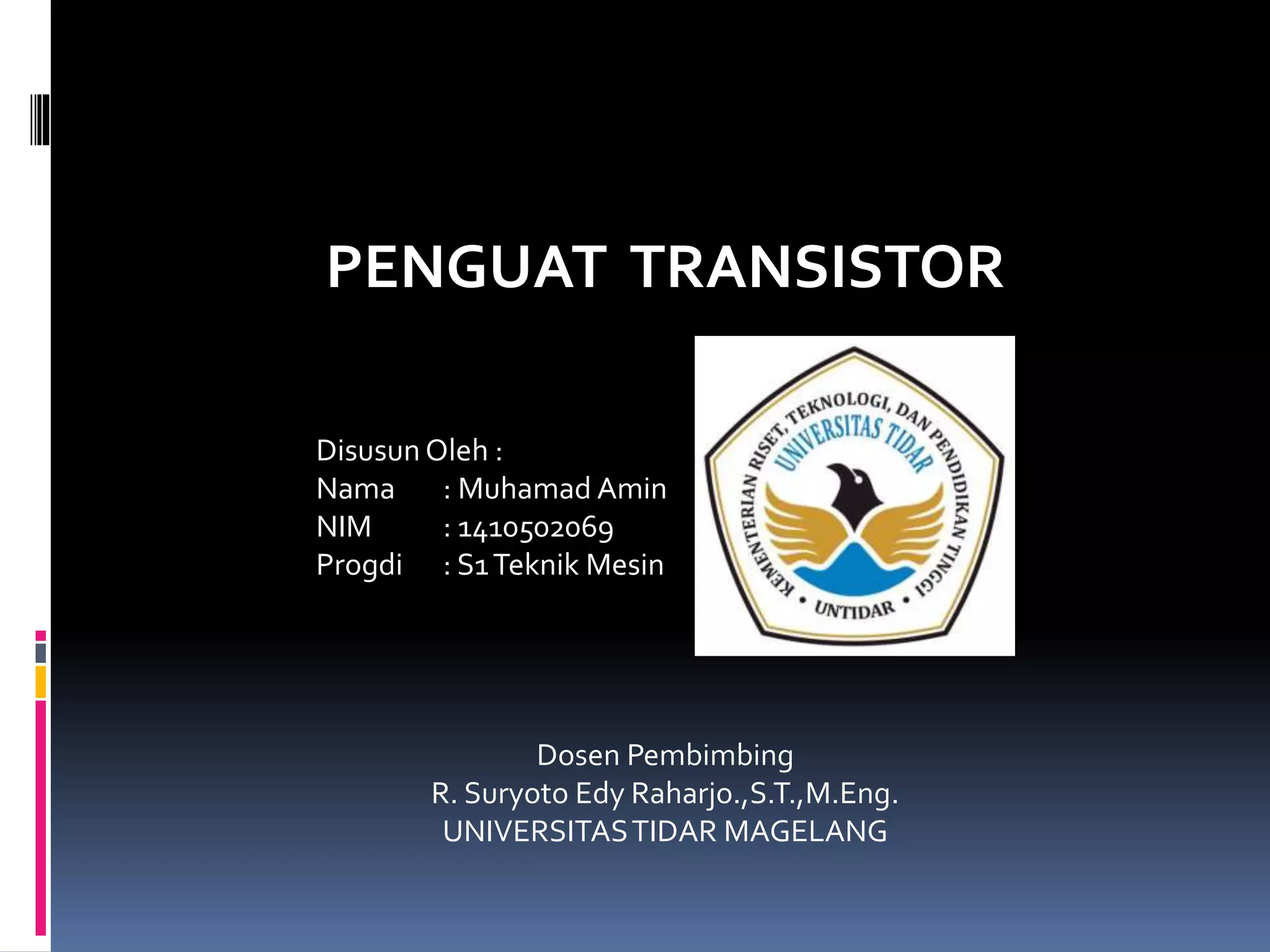 Penguat transistor | PPTX