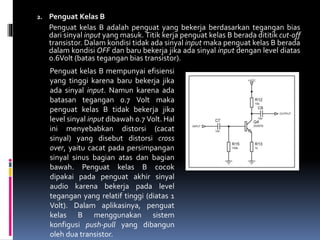 Penguat transistor | PPTX