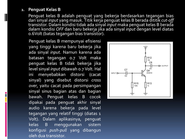 Penguat transistor | PPTX