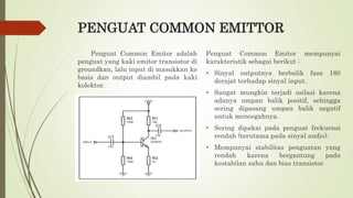 Penguat transistor | PPTX