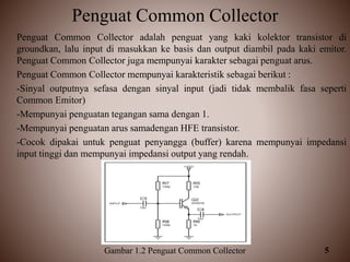 Penguat transistor | PPTX