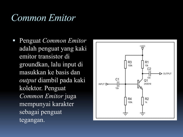 Penguat transistor | PPTX