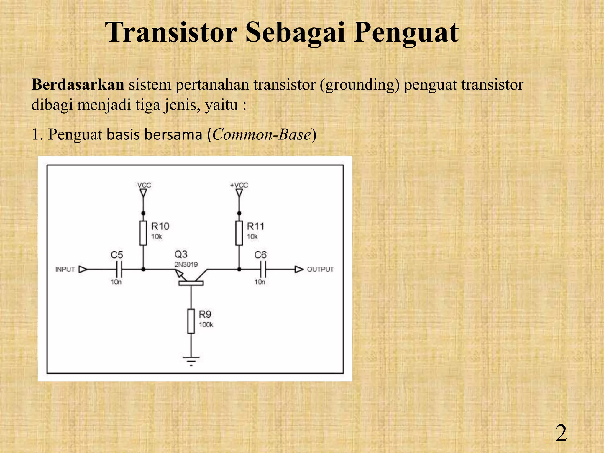 Penguat Transistor | PPT