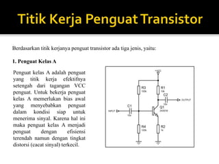 Penguat transistor andhi | PPTX
