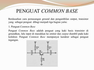 Penguat transistor m. ikhsan f | PPT