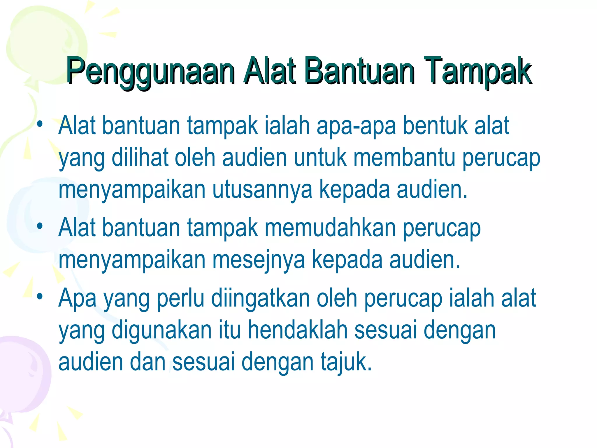 Pengucapan awam | PPT