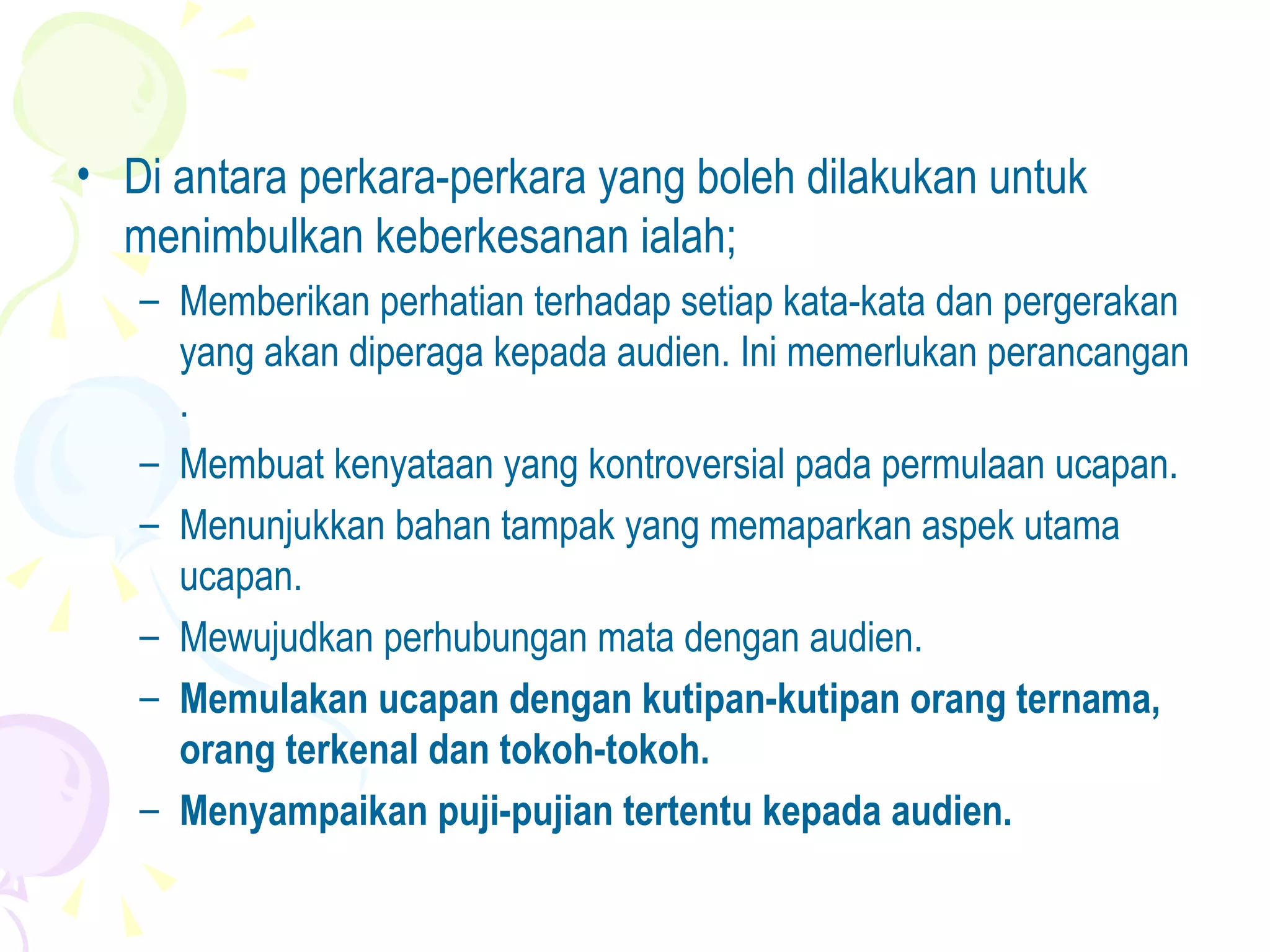 Pengucapan awam | PPT