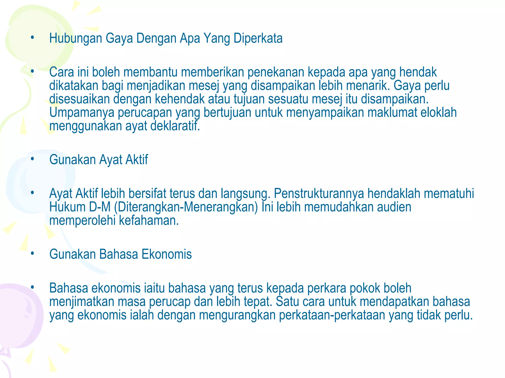 Pengucapan awam | PPT