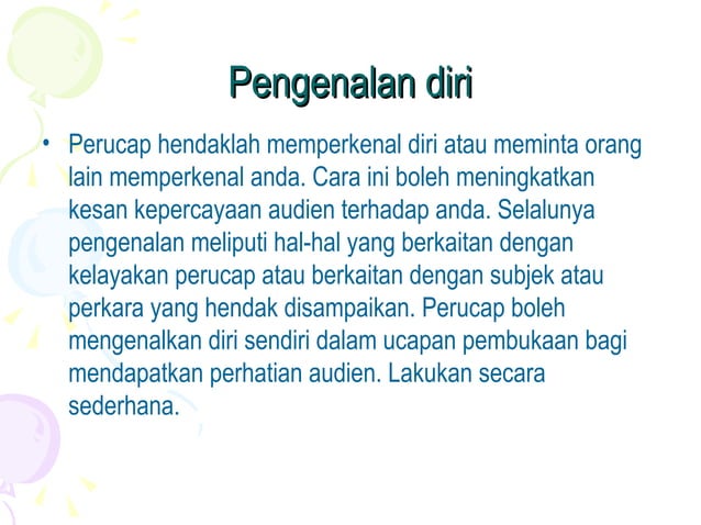 Pengucapan awam | PPT