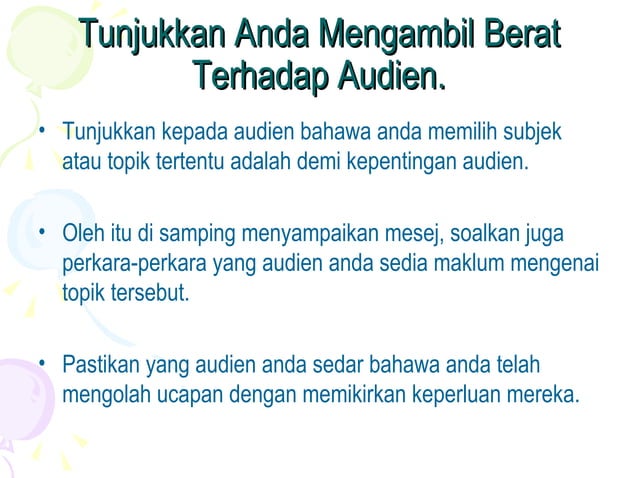 Pengucapan awam | PPT
