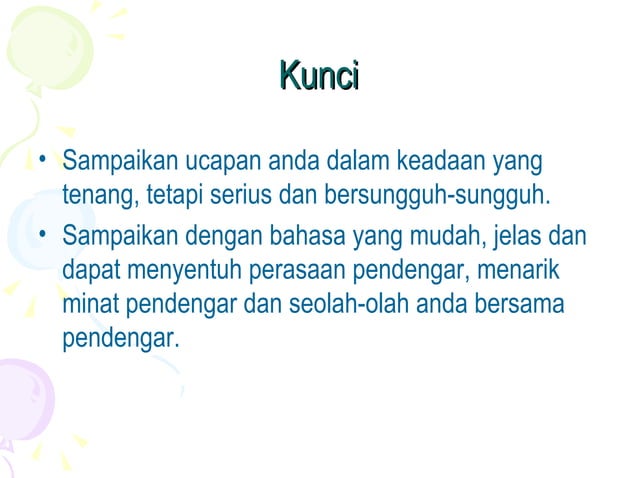 Pengucapan awam | PPT