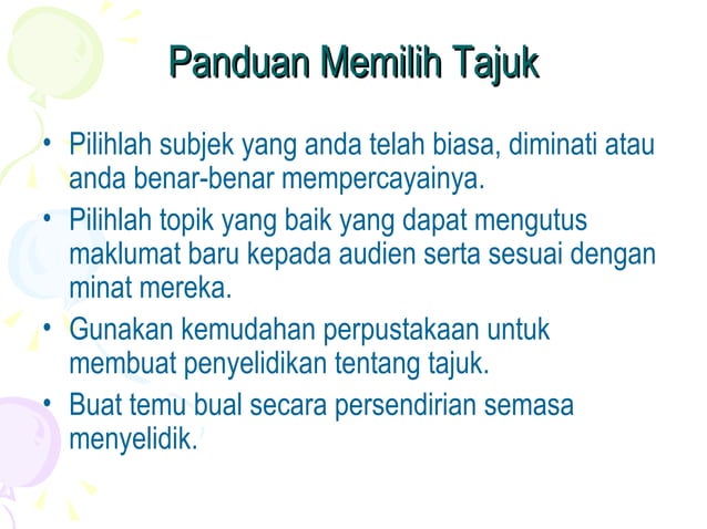 Pengucapan awam | PPT