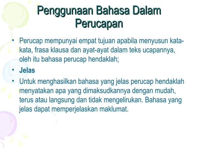 Pengucapan awam | PPT
