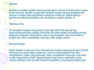 Pengucapan awam | PPT