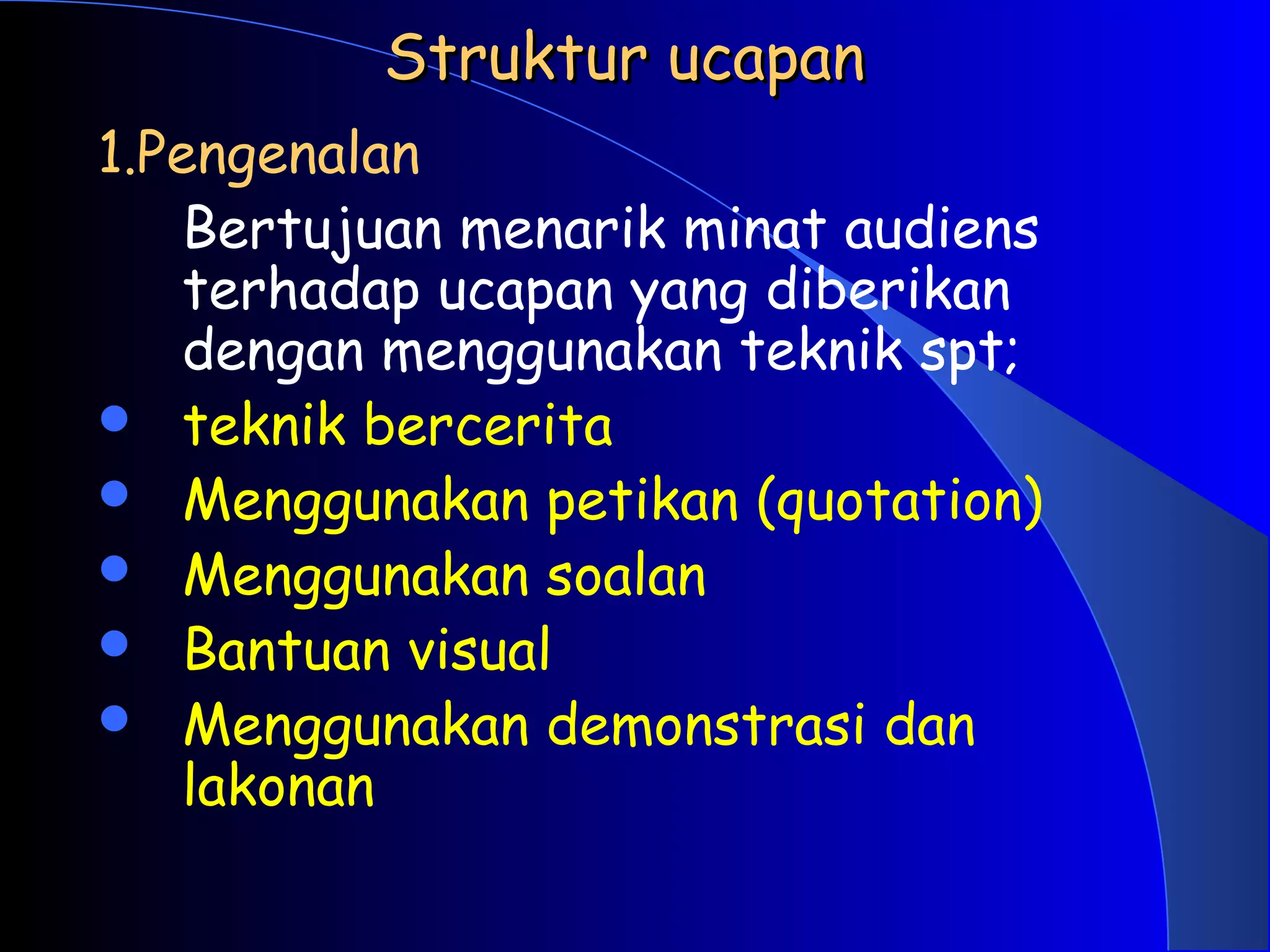 Pengucapan awam | PPT