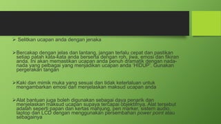 Persediaan Pengucapan Awam Berkesan | PPTX