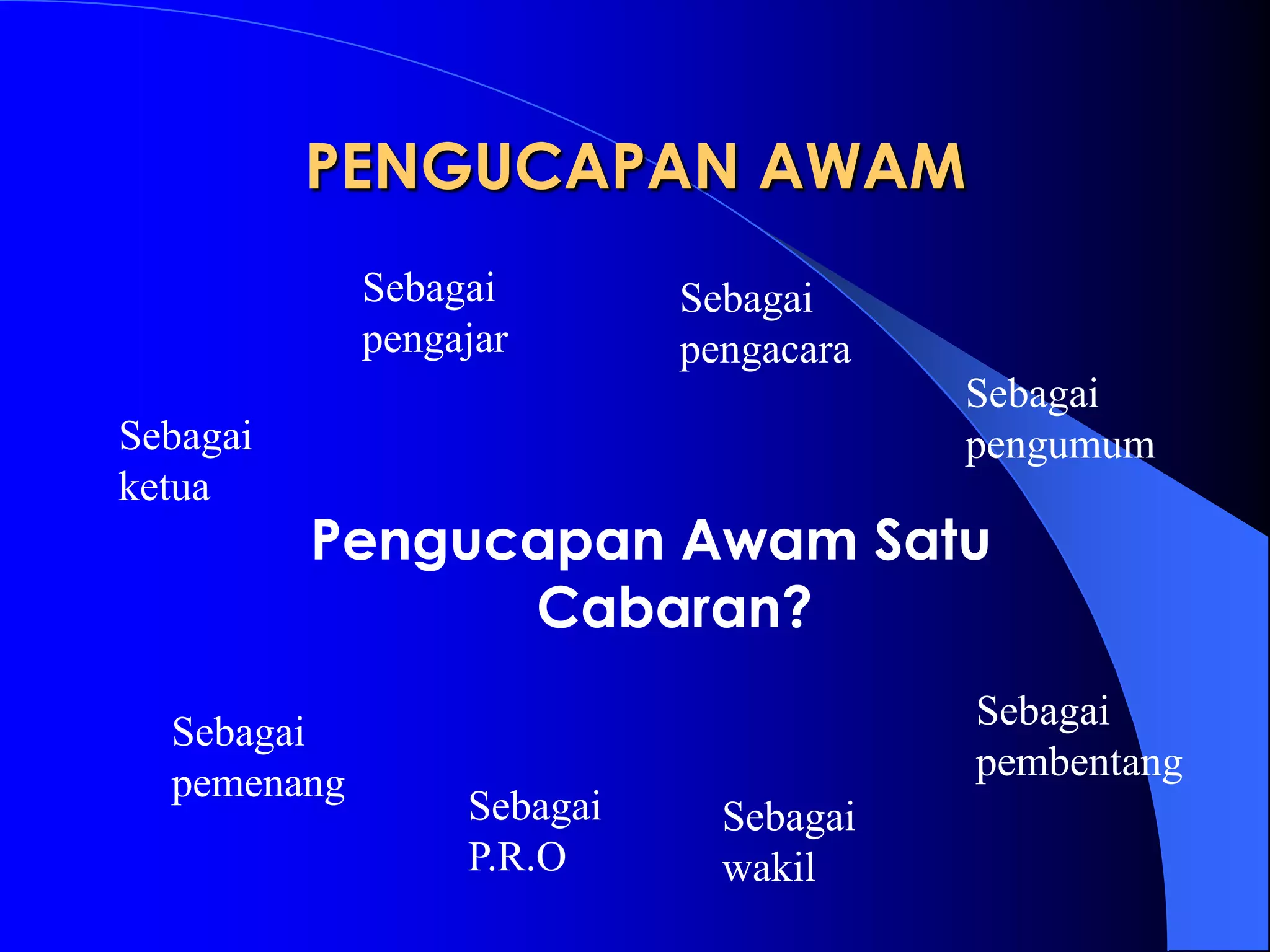 Pengucapan Awam Induksi.Tppi