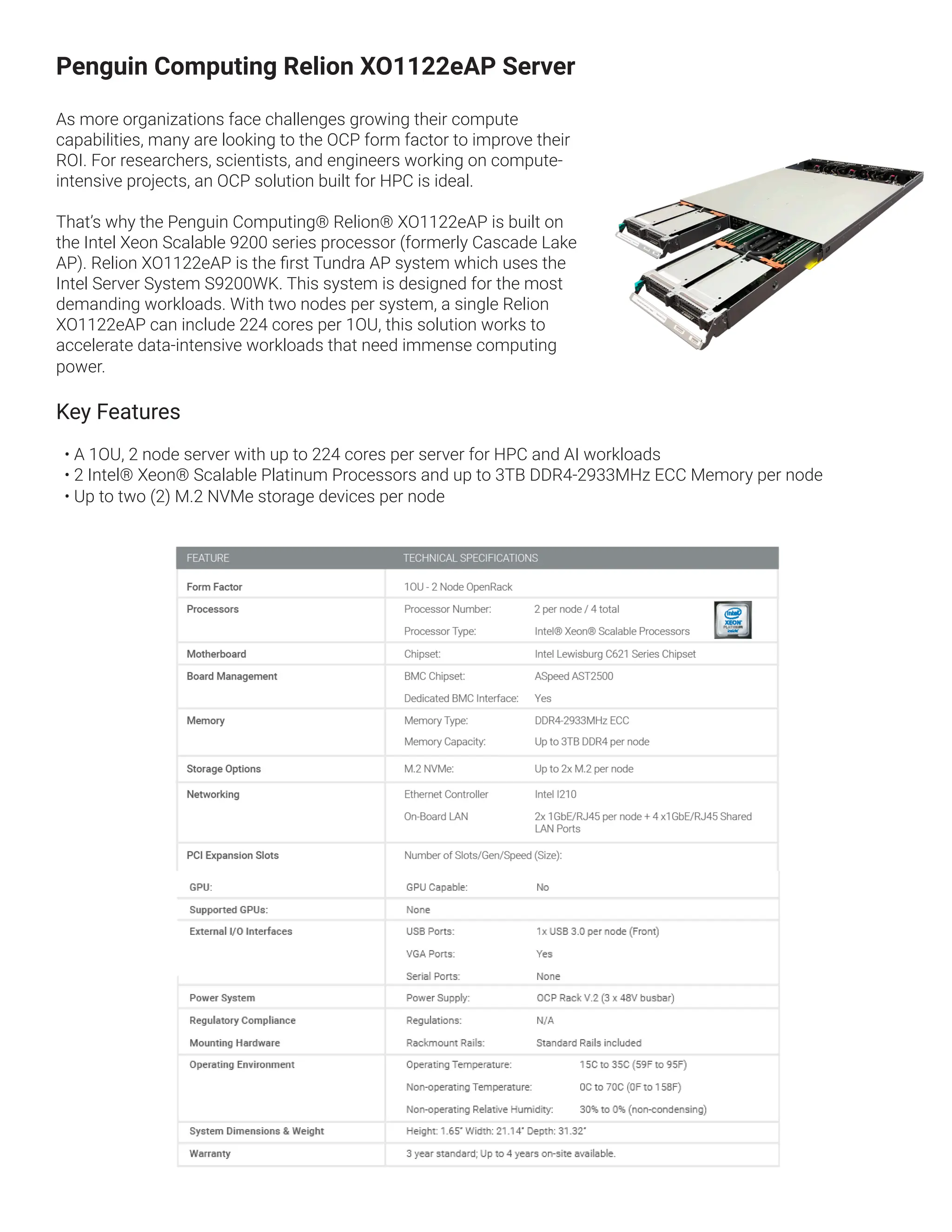 Bringing a new level of HPC and AI to the OCP form factor | PDF
