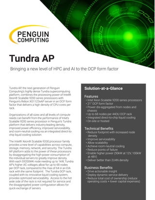 Bringing a new level of HPC and AI to the OCP form factor | PDF