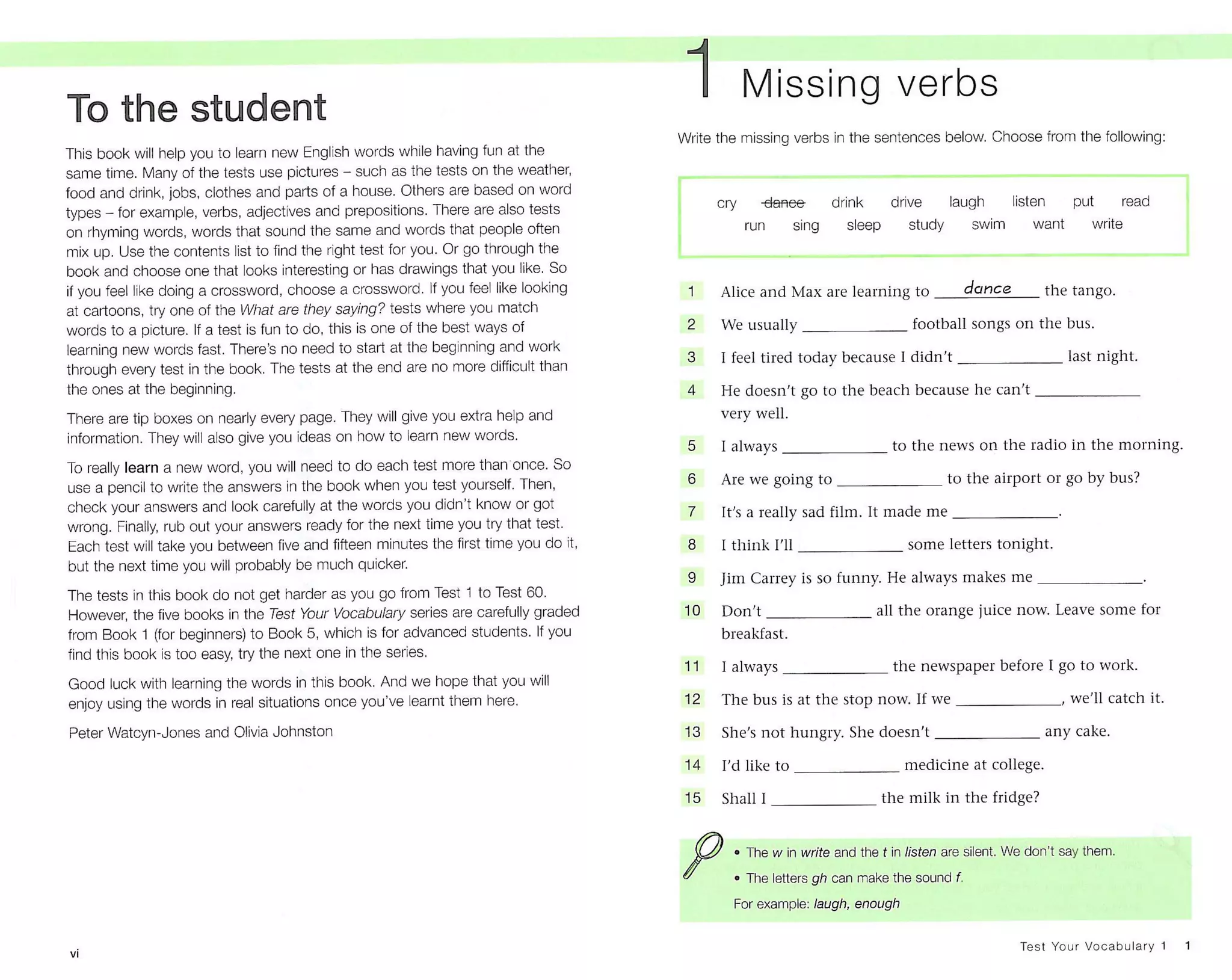 Penguin test your vocabulary 1 elementary | PDF