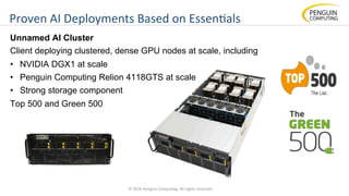 Penguin Computing Designing and Deploying End to End HPC and AI ...