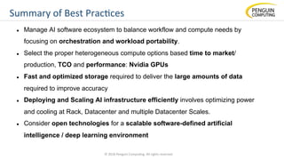 Penguin Computing Designing and Deploying End to End HPC and AI Solutions | PPT