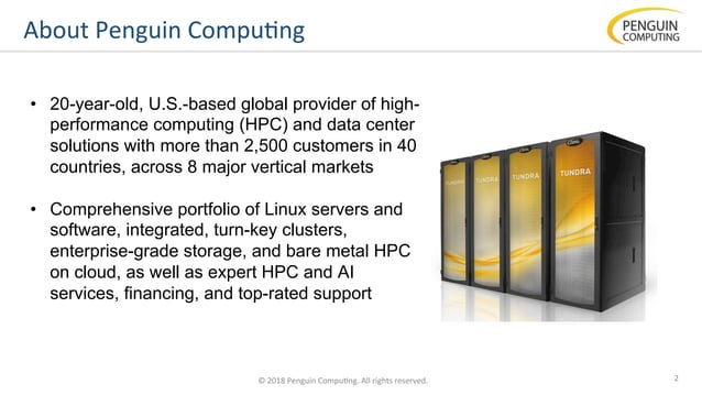 Penguin Computing Designing and Deploying End to End HPC and AI Solutions | PPT