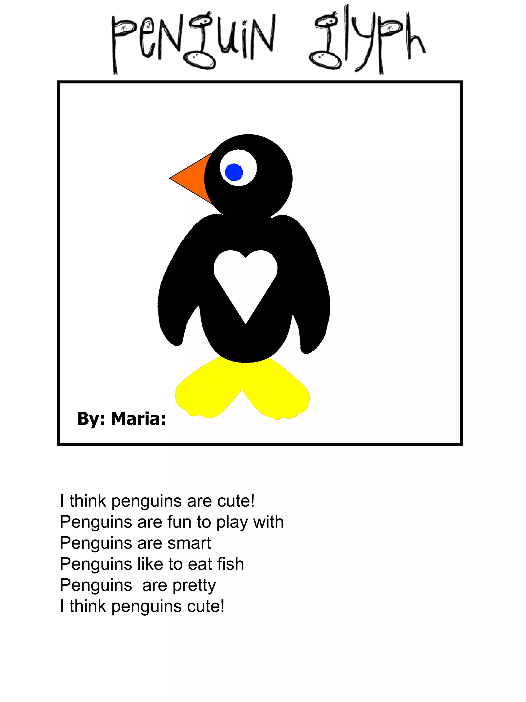 Penguin Glyphs and Penguin Facts | PPT | Birdwatching | Hobbies & Interests
