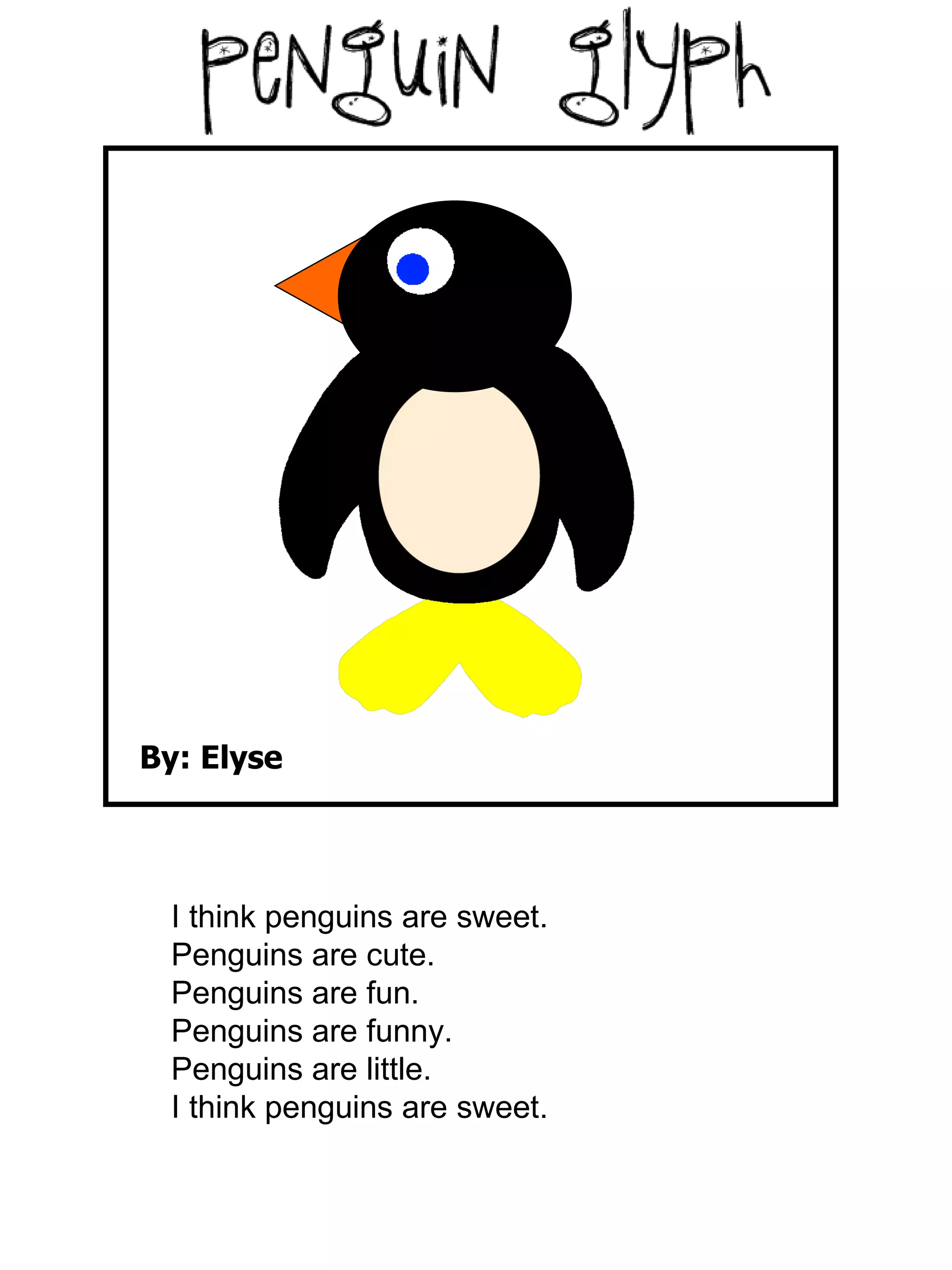 Penguin Glyphs and Penguin Facts | PPT | Birdwatching | Hobbies & Interests