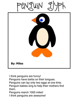 Penguin Glyphs and Penguin Facts | PPT | Birdwatching | Hobbies & Interests