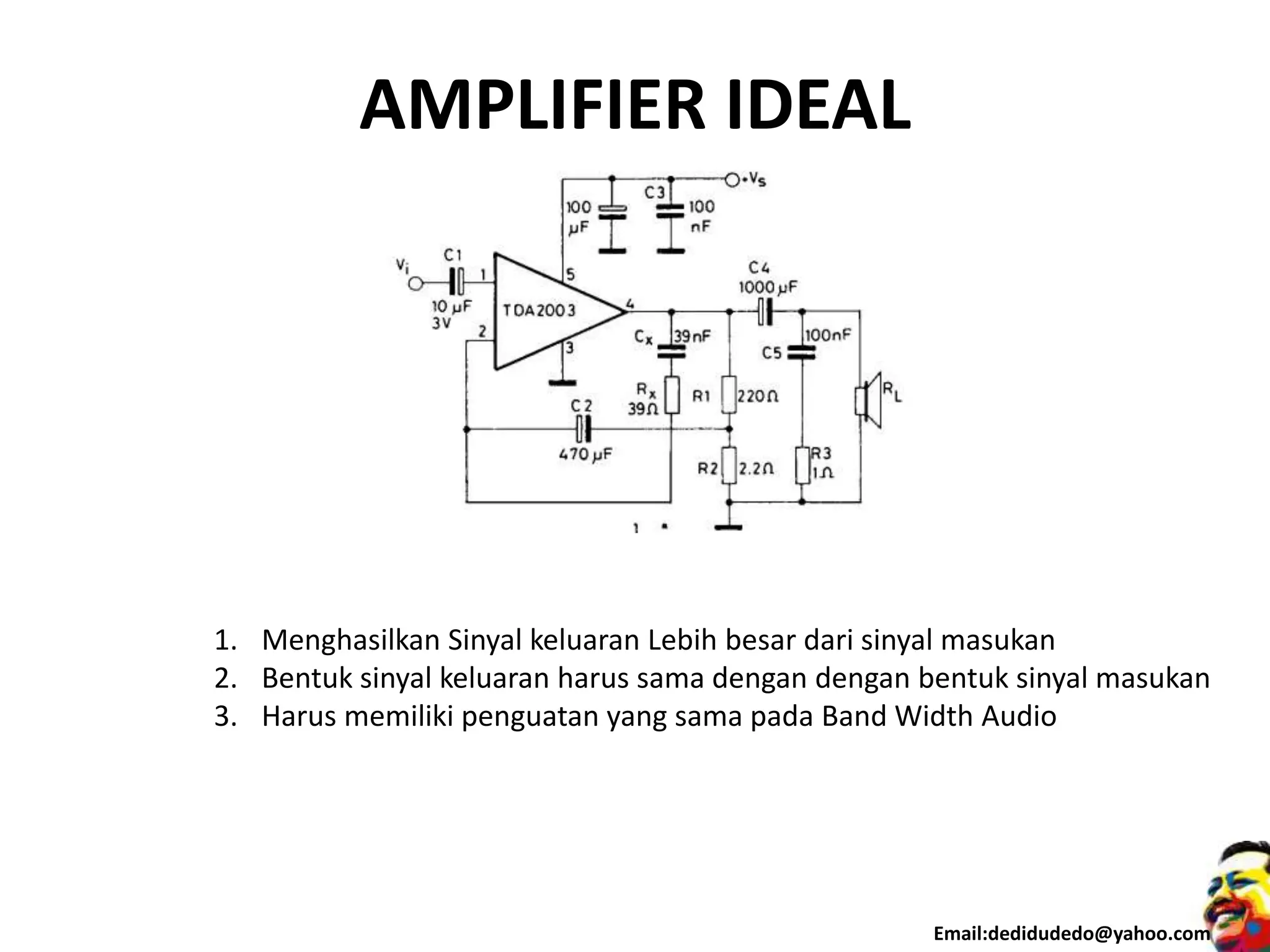 Pengujian amplifier,dengan osiloscope dan function generator | PPTX