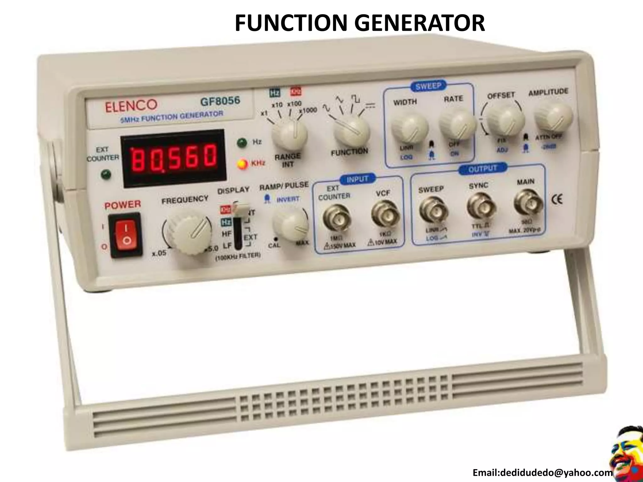 Pengujian amplifier,dengan osiloscope dan function generator | PPTX
