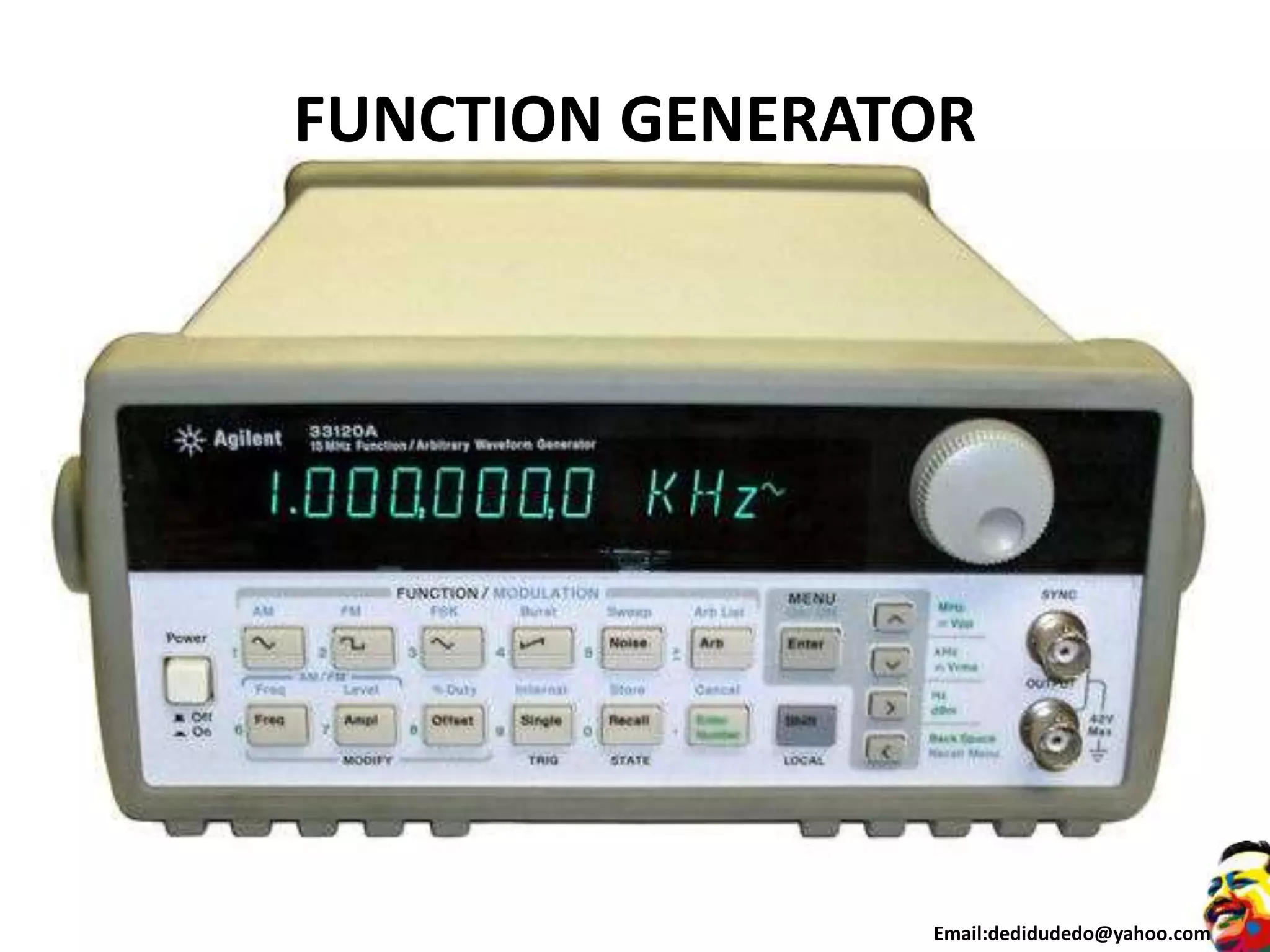 Pengujian amplifier,dengan osiloscope dan function generator | PPTX