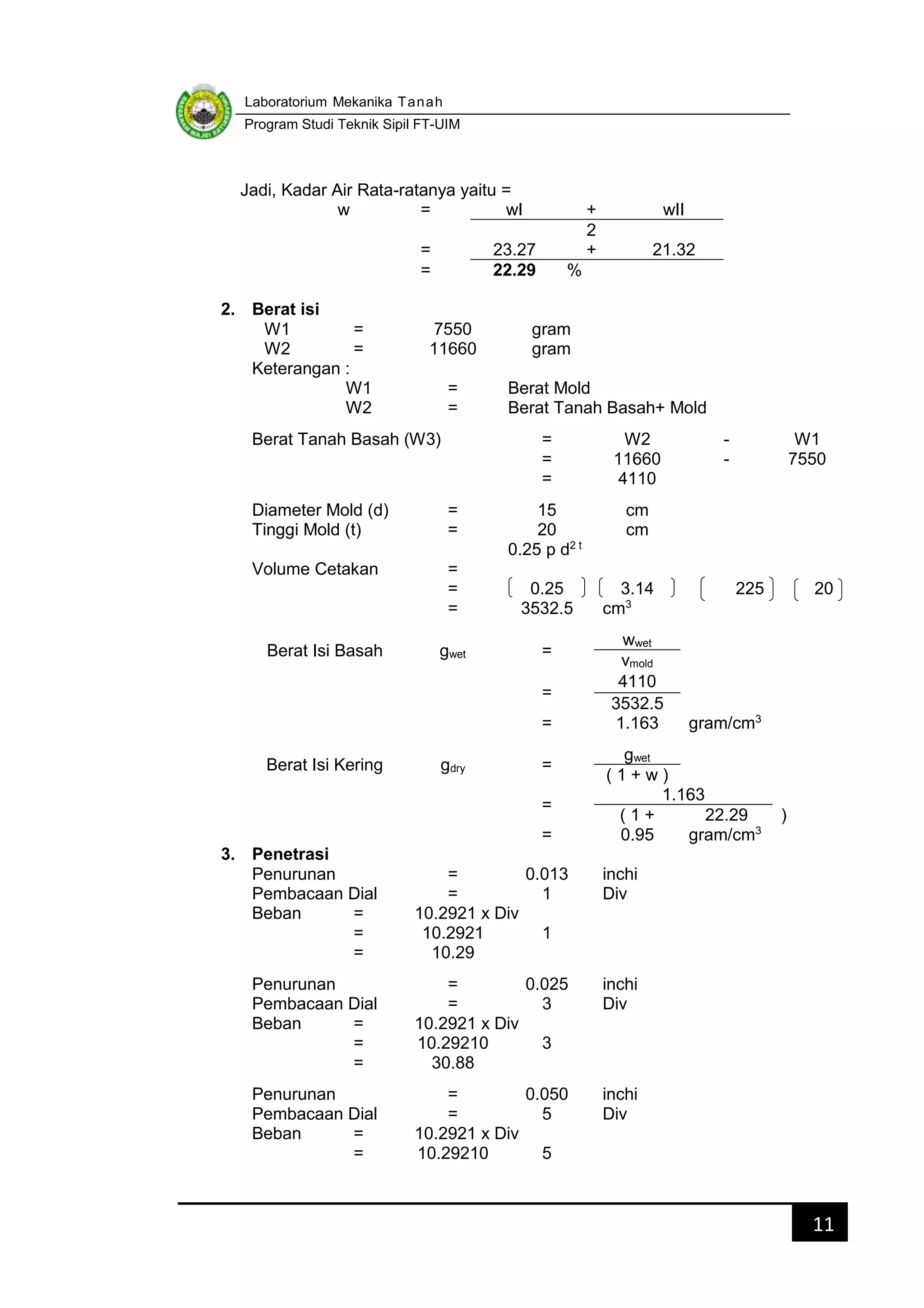 PENGUJIAN CALIFORNIA BEARING RATIO ( CBR ).docx