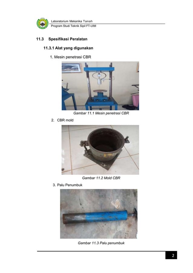 PENGUJIAN CALIFORNIA BEARING RATIO ( CBR ).docx