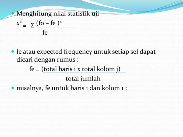 Langkah langkah PENGUJIAN CHI SQUARE.pptx