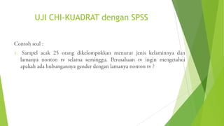 uji chi-kuadrat | PPTX