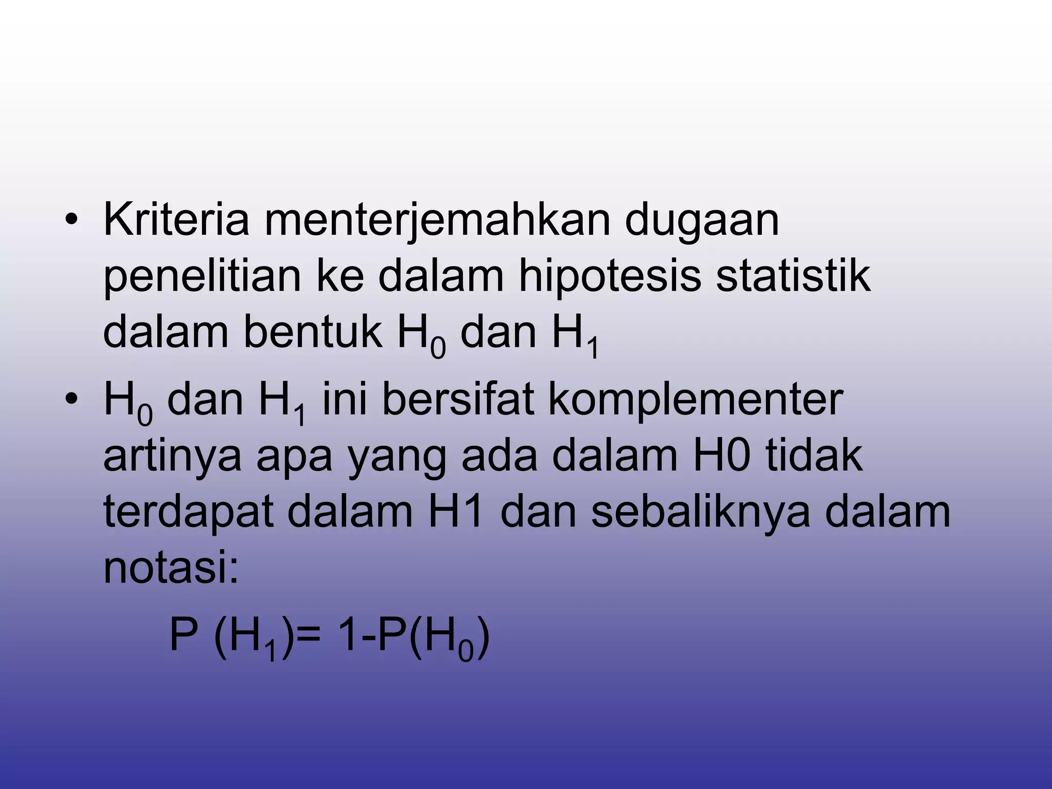 Pengujian hipotesis | PPT