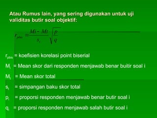 Contoh rumus uji korelasi dalam statitiska | PPT